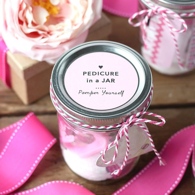 DIY Pedicure in a Jar - Suburban Simplicity