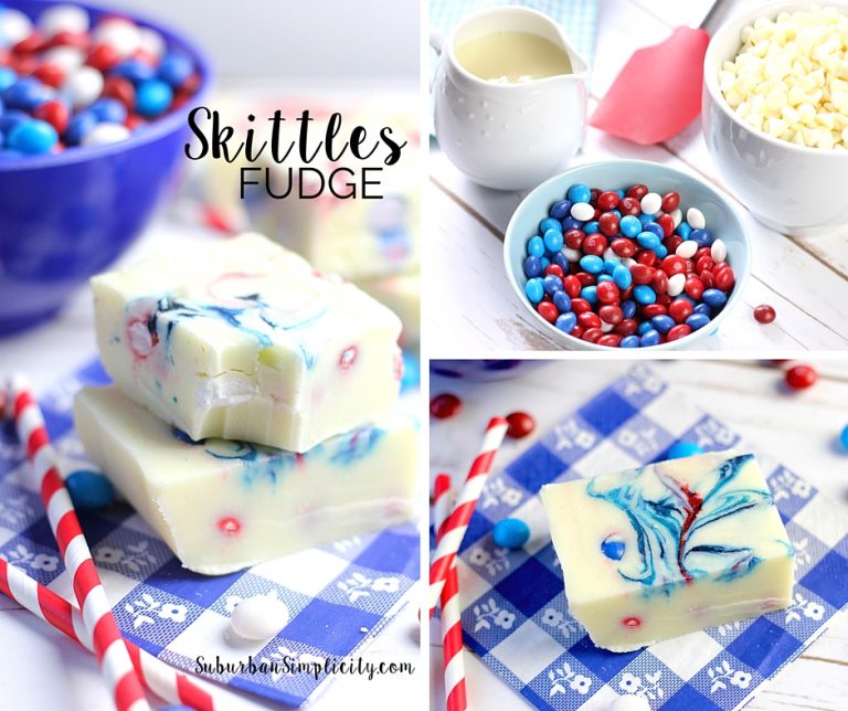 Delicious Skittles Fudge | Suburban Simplicity