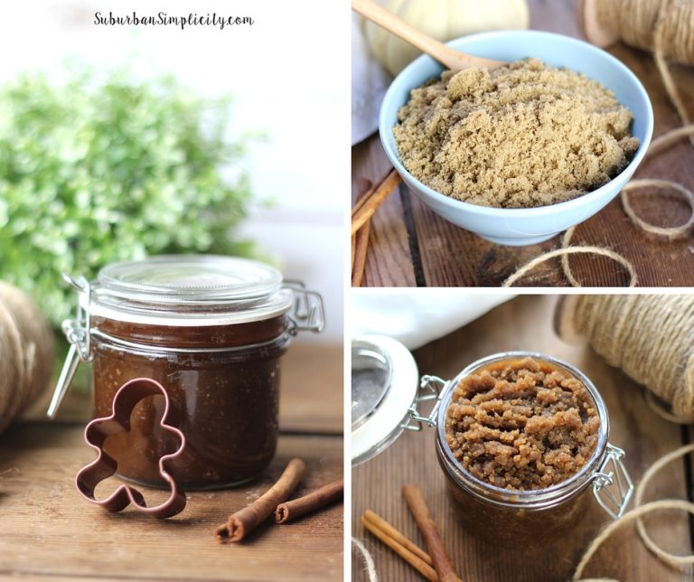 DIY Gingerbread Sugar Scrub Recipe - Suburban Simplicity