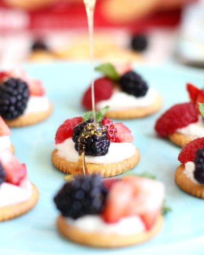 Easy Cream Cheese RITZ Cracker Appetizers - Suburban Simplicity