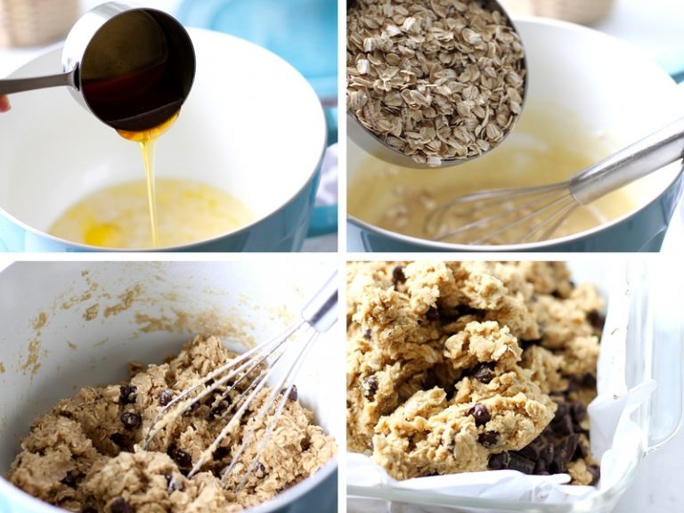 Easy Chocolate Oatmeal Bars (soft-baked) - Suburban Simplicity