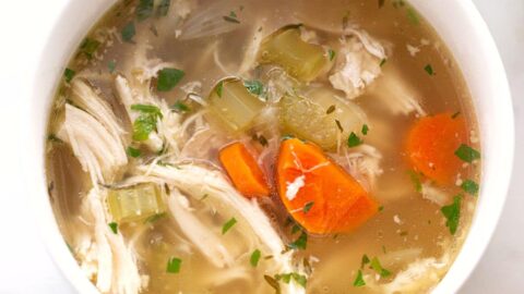 Homemade chicken soup store