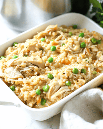 Easy Instant Pot Chicken and Rice Casserole - Suburban Simplicity