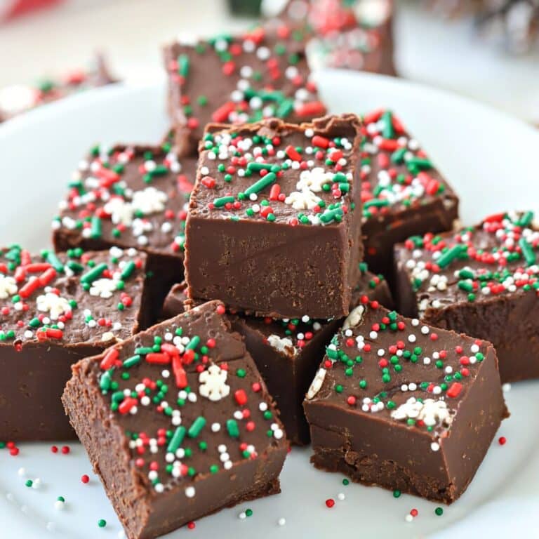 Easy Christmas Fudge Recipe - Suburban Simplicity
