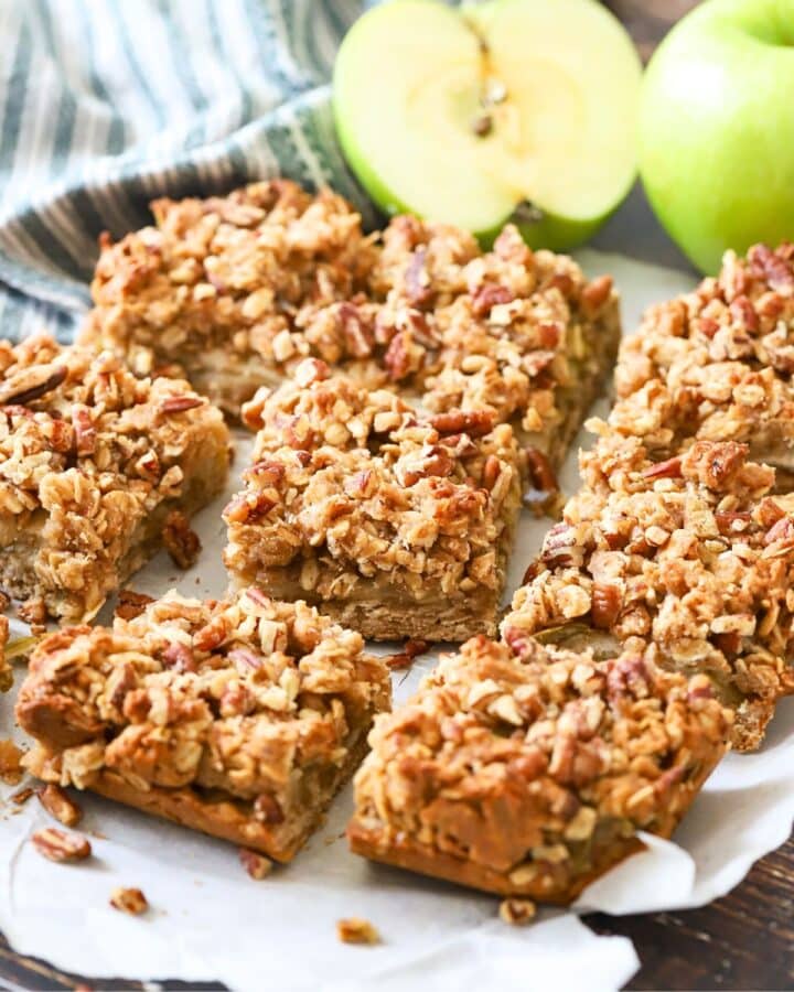 Easy Healthy Apple Oatmeal Bars Recipe - Suburban Simplicity