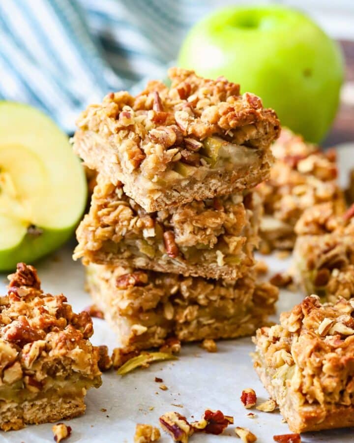 Easy Healthy Apple Oatmeal Bars Recipe - Suburban Simplicity