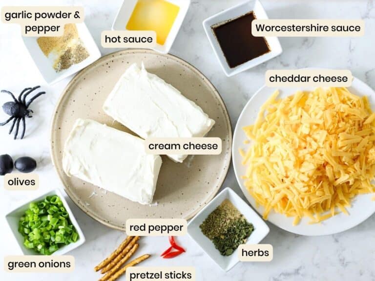 Spooky Spider Cheese Ball for Halloween - Suburban Simplicity