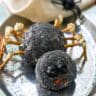 Spooky Spider Cheese Ball for Halloween - Suburban Simplicity