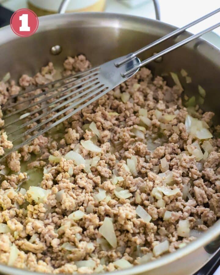 Easy Ground Pork Slow Cooker Casserole Recipe - Suburban Simplicity