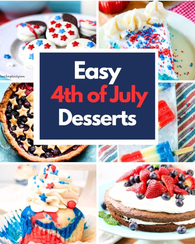 25 Easy Red, White, and Blue Desserts for the 4th of July - Suburban ...