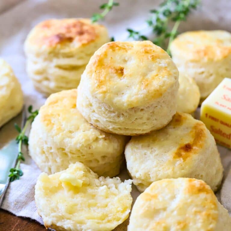 Flaky 5-Ingredient Biscuits (quick & easy recipe) - Suburban Simplicity