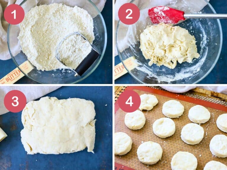 Flaky 5-Ingredient Biscuits (quick & easy recipe) - Suburban Simplicity