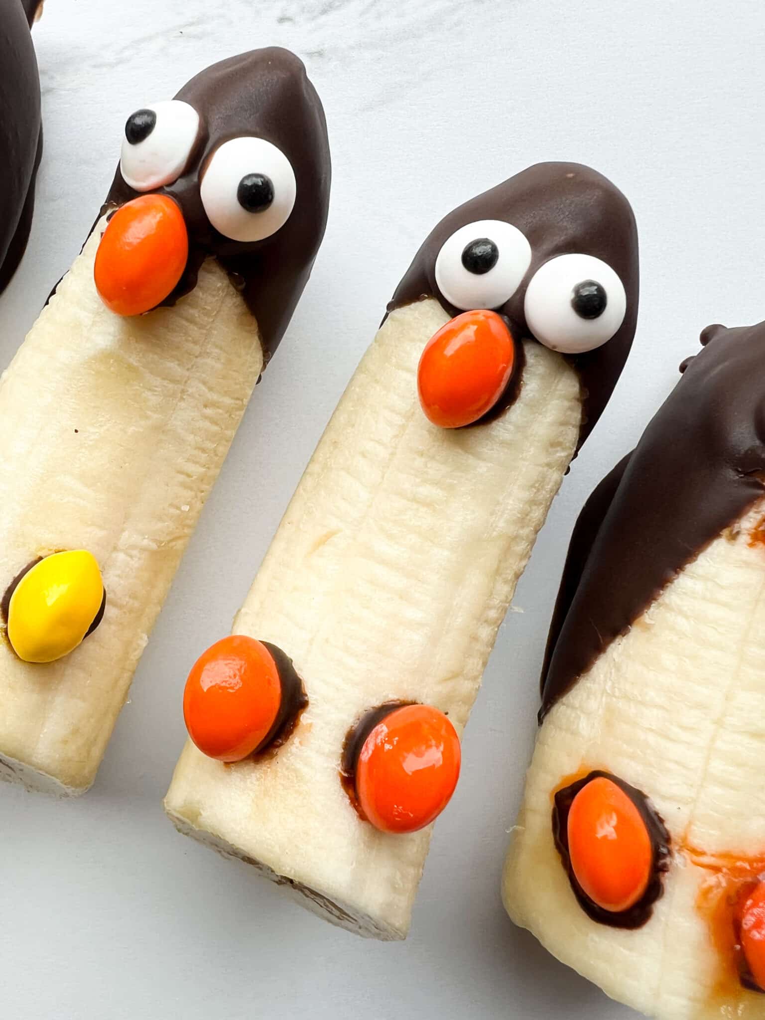 The Cutest, Kid-Friendly After School Snack: Chocolate Banana Penguins ...