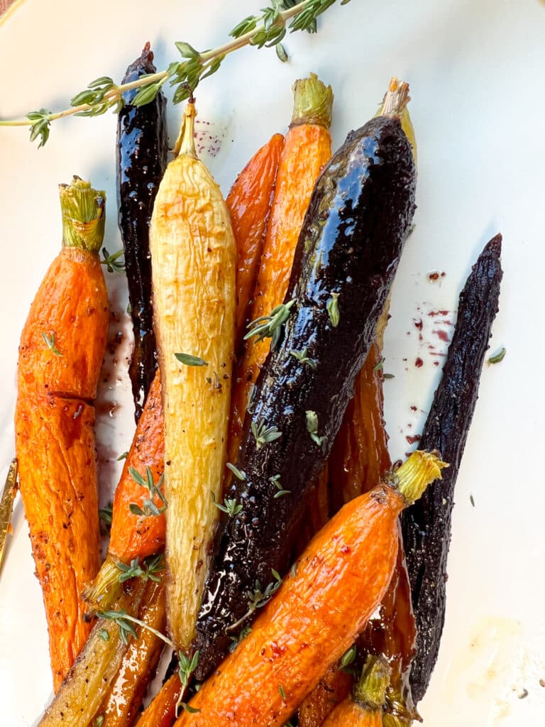 Sheet Pan Honey Roasted Carrots (Video) - Suburban Simplicity