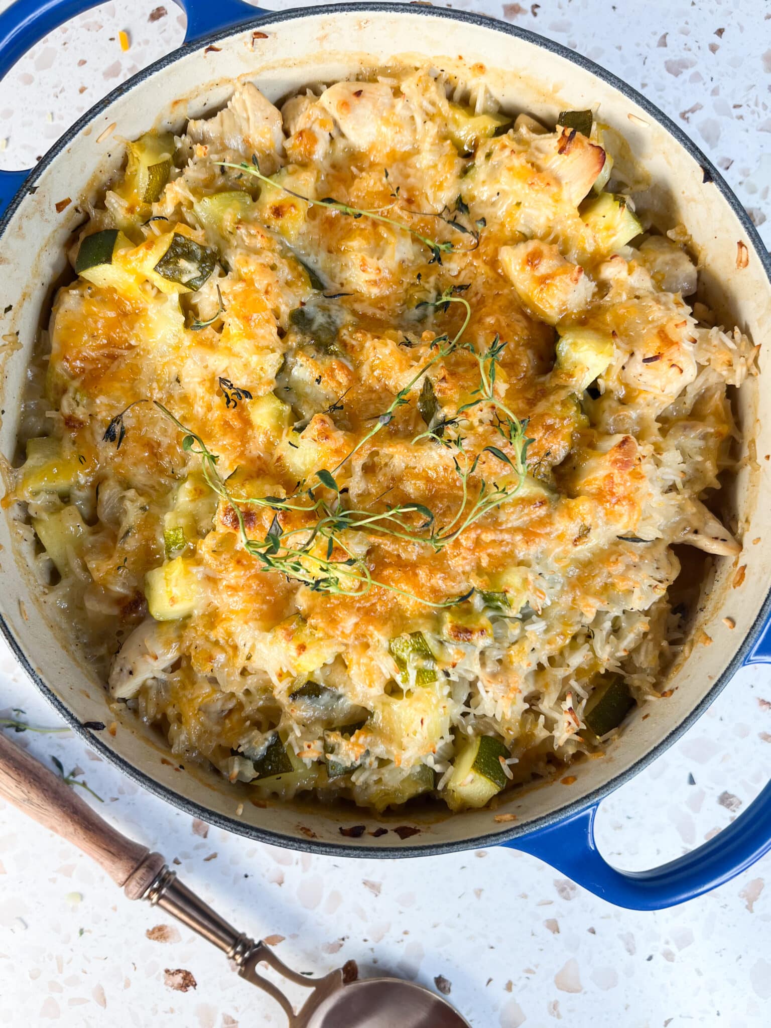 Easy One-Pot Chicken and Zucchini Rice Bake - Suburban Simplicity