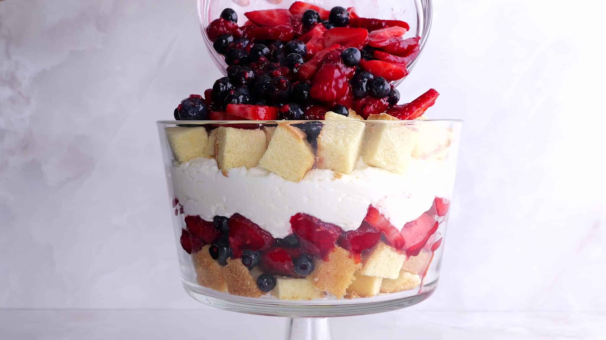 Easy Make a Showstopping No-Bake Summer Berry Trifle - Suburban Simplicity
