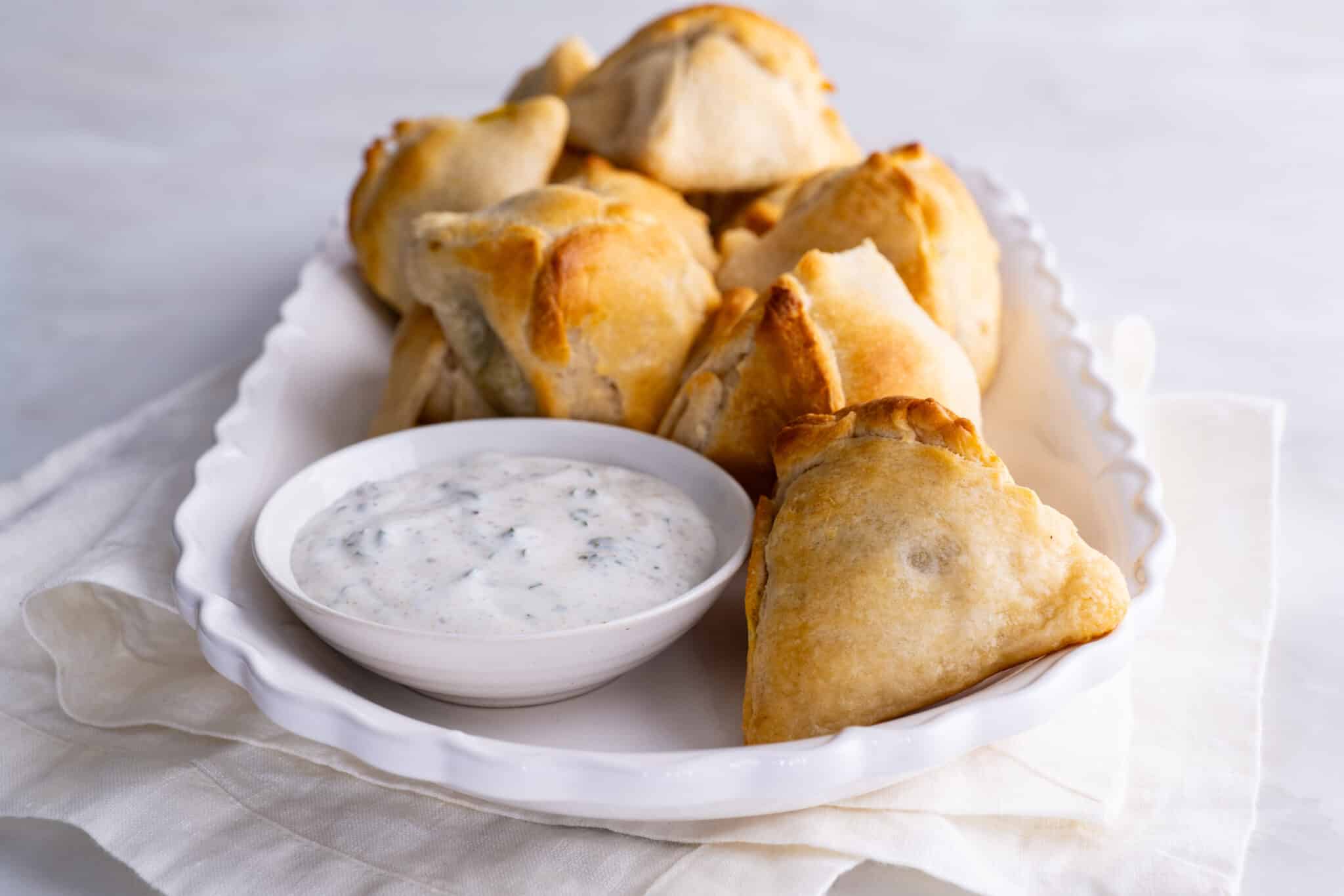 Crescent Roll Samosa Recipe with Spiced Potatoes and Peas - Suburban ...