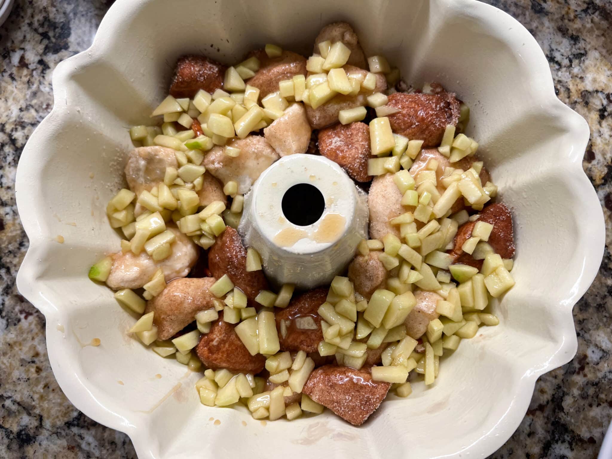 Caramel Apple Monkey Bread with Biscuits - Suburban Simplicity