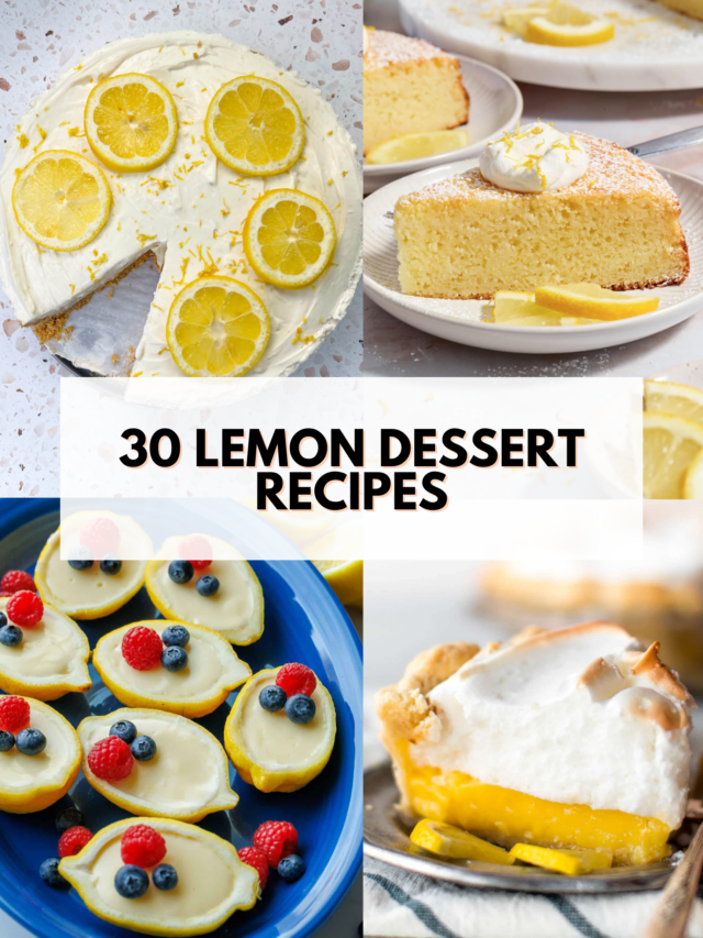 30 Lemon Desserts You’ll Want to Make on Repeat - Suburban Simplicity